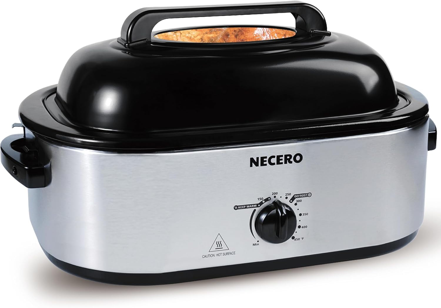 Roaster Oven, 24 Quart Roaster Oven with Viewing Self-Basting Lid ...