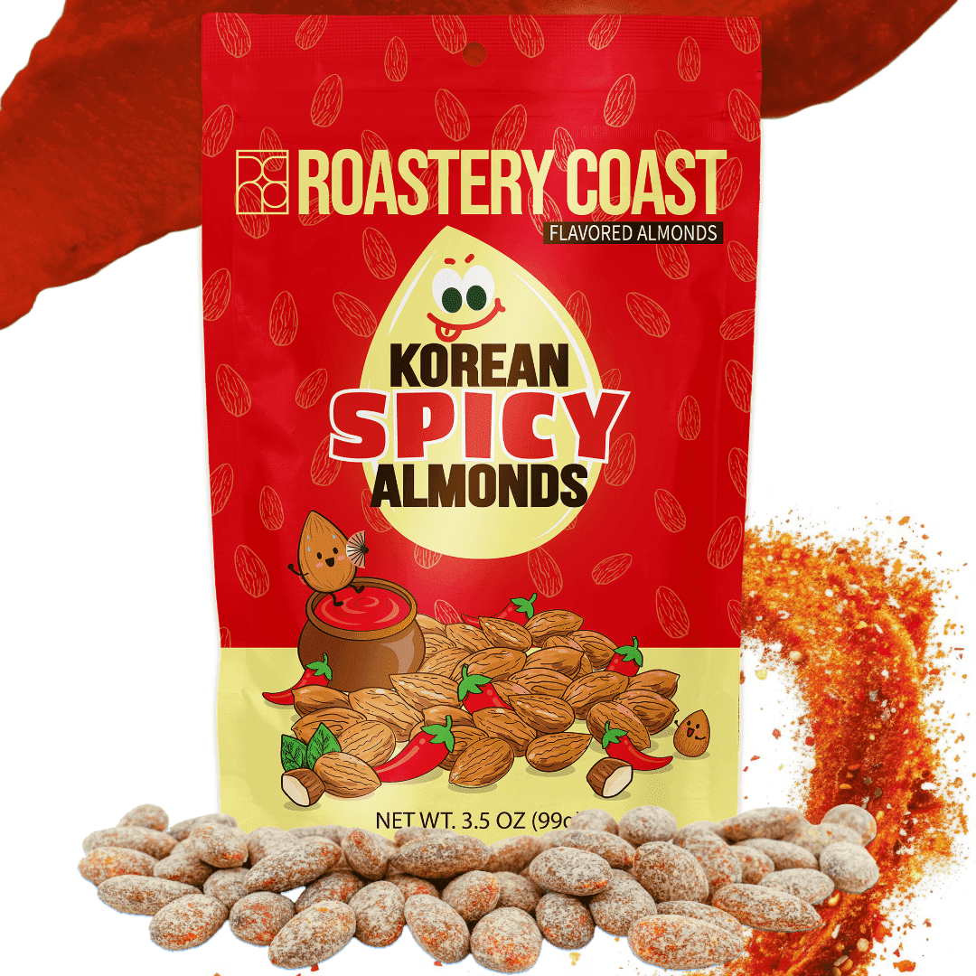 Roastery Coast Korean Spicy Almonds - Walmart.com