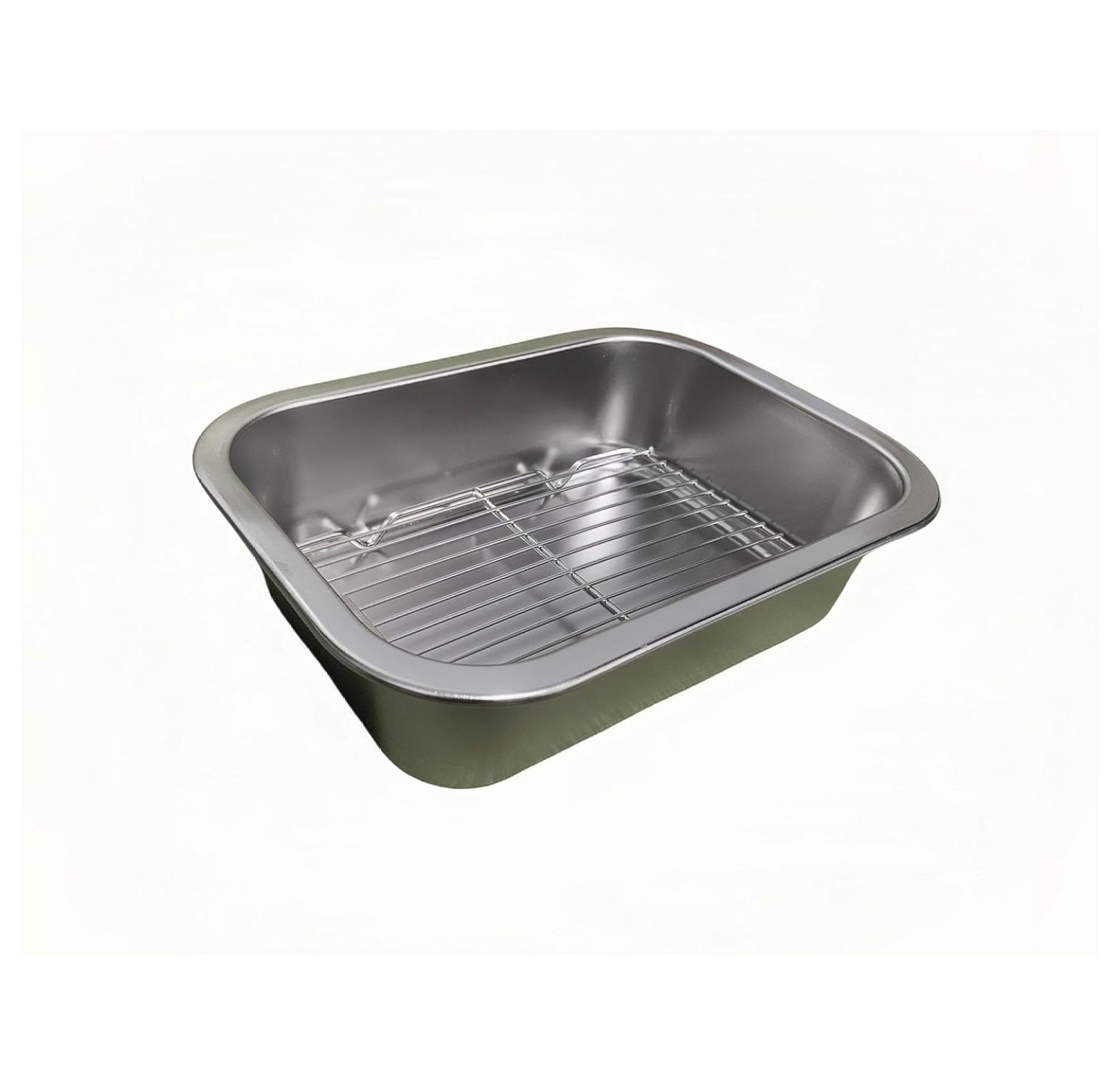 Roasting Pan Heavy Duty Stainless steel Turkey Pans for Oven,Toaster ...
