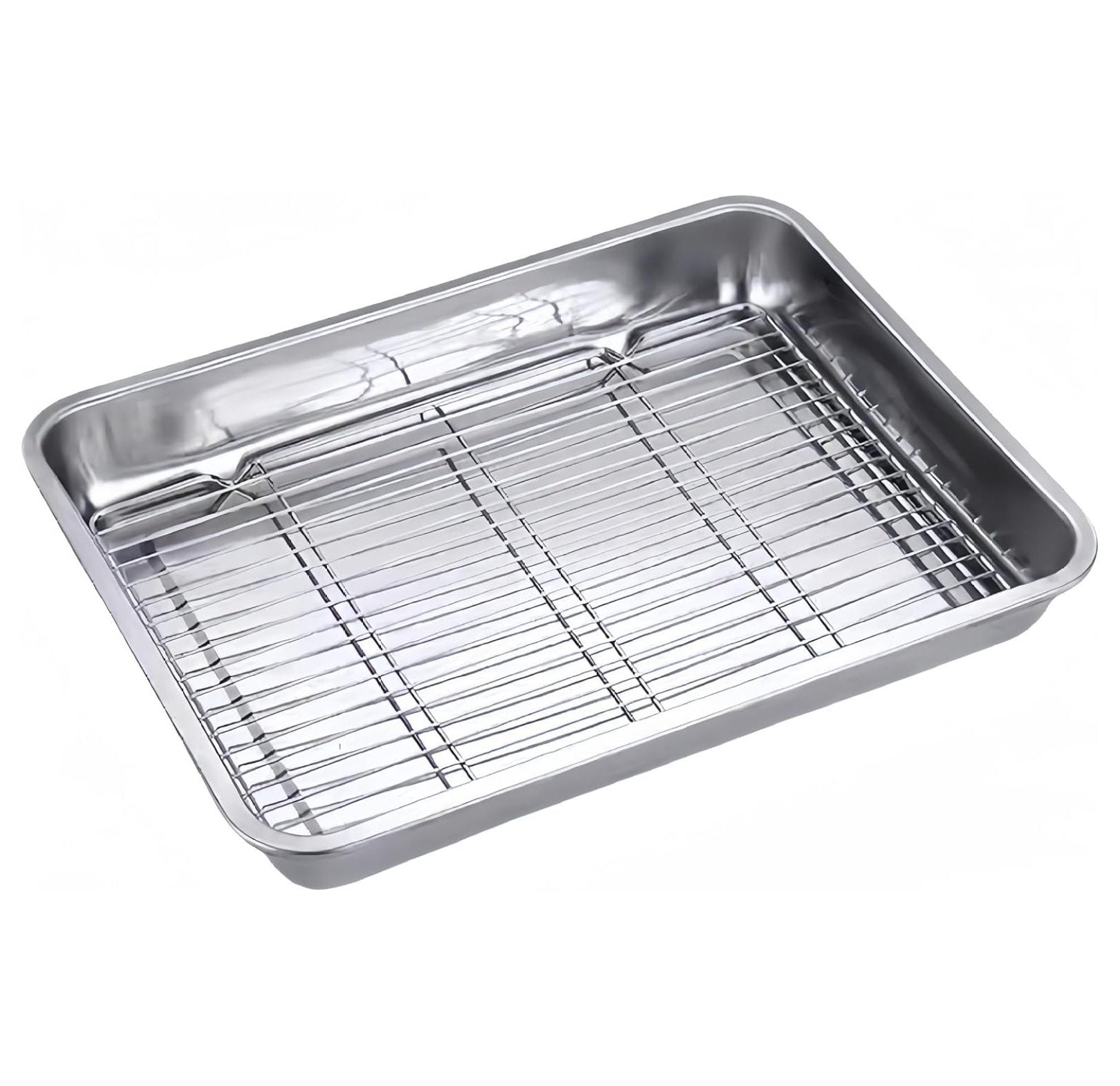 Roasting Pan Heavy Duty Stainless steel Turkey Pans for Oven,Toaster ...