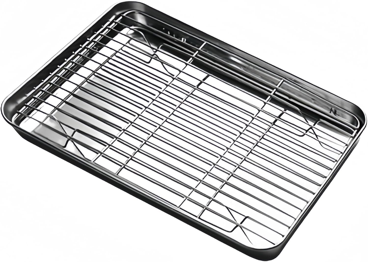 Roasting Pan Stainless steel Pans for Oven,Toaster Oven Tray Pans with ...