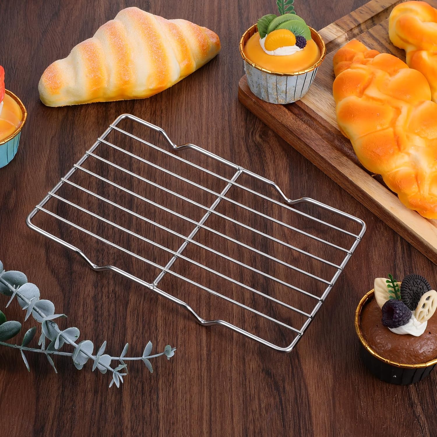 Roasting Rack Stainless Steel, Multi Functional Food Grilling Rack for ...