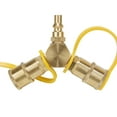 Roastove 1/4"RV Propane Quick Connect Y Splitter Adapter, Propane Tank ...