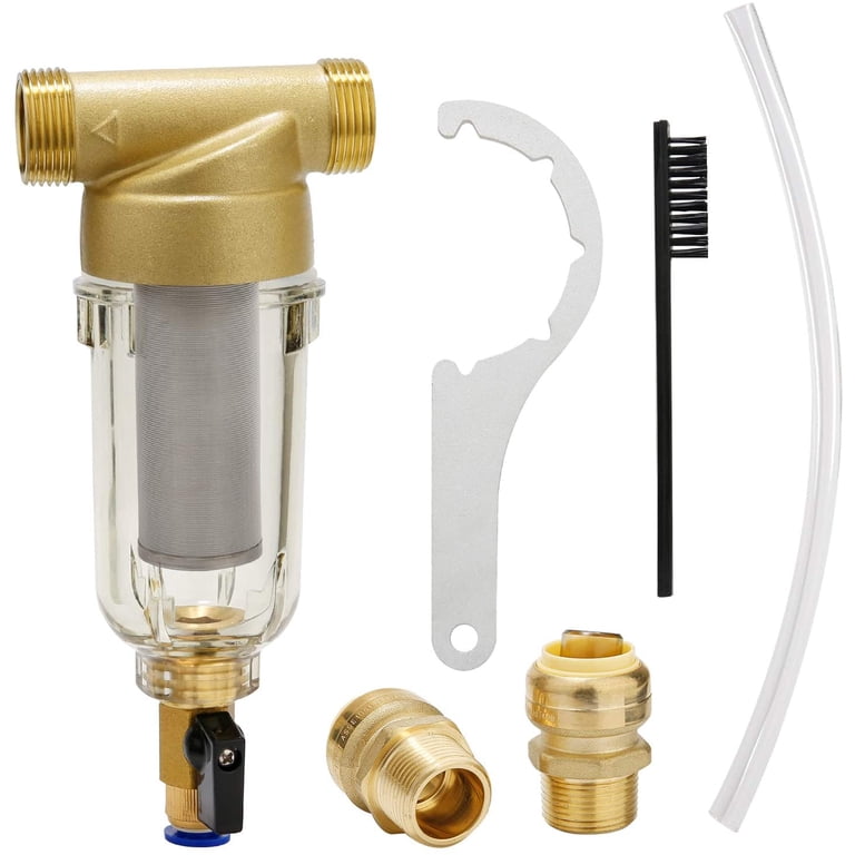Washing Machine Inline Water Filter Brass Inline Sediment Water Filter ...