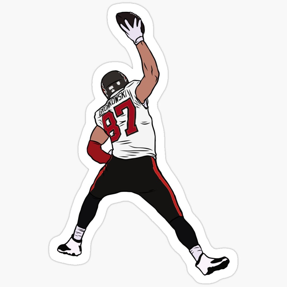 Rob Gronkowski Spike 2 Sticker Phone Decal Water Bottle Stickers Car ...