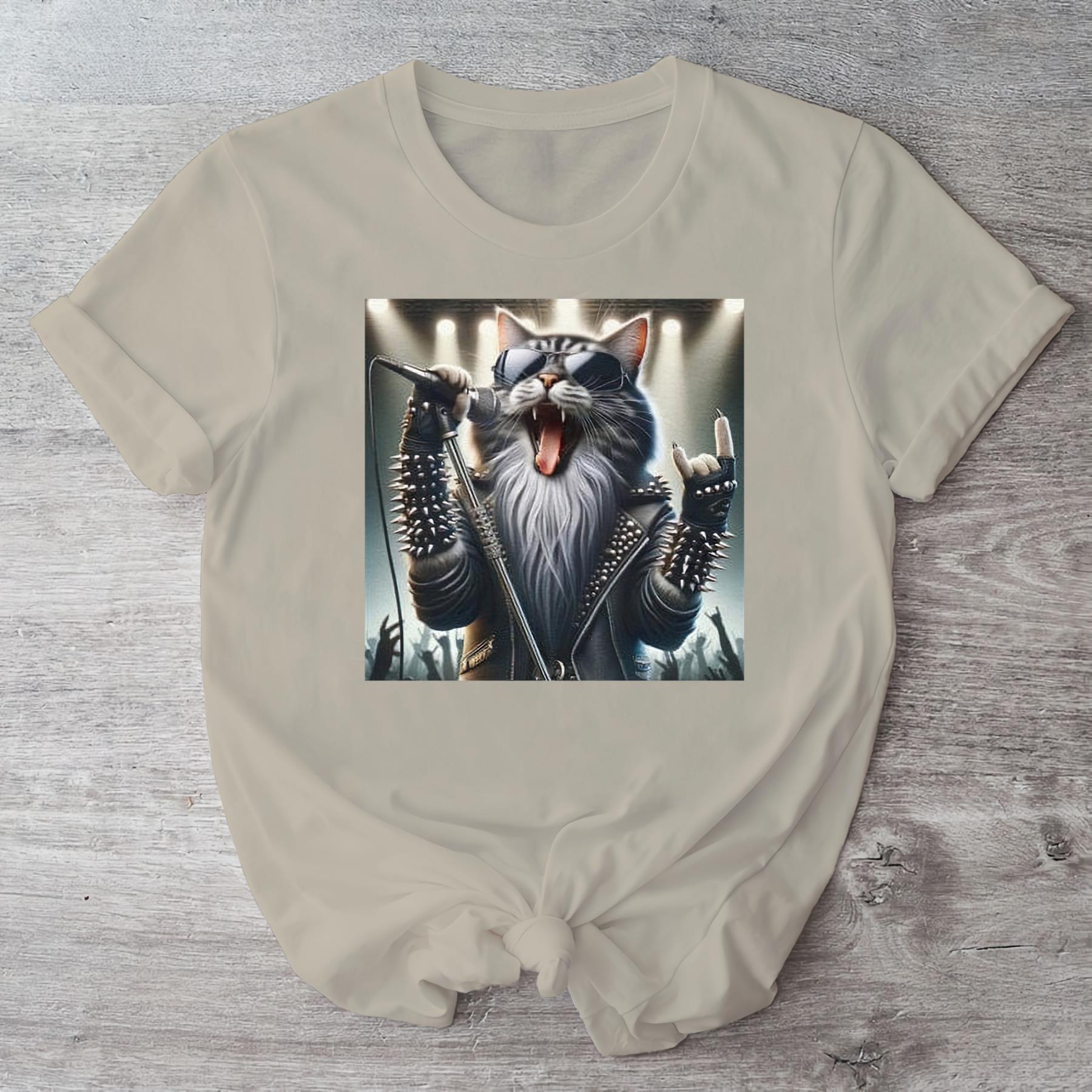 Rob Halford Judas Priest kitty cat singer Halford current look tee ...