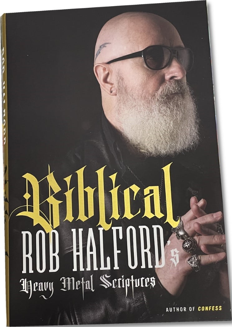 Rob Halford Signed Autographed Book Biblical Heavy Metal Scriptures JSA ...