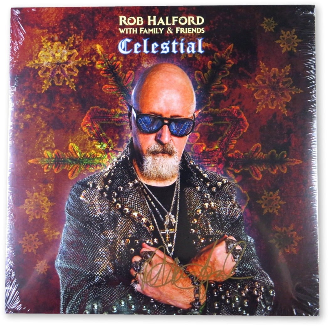 Rob Halford Signed Autographed Record Album Cover Celestial JSA UU45533 ...