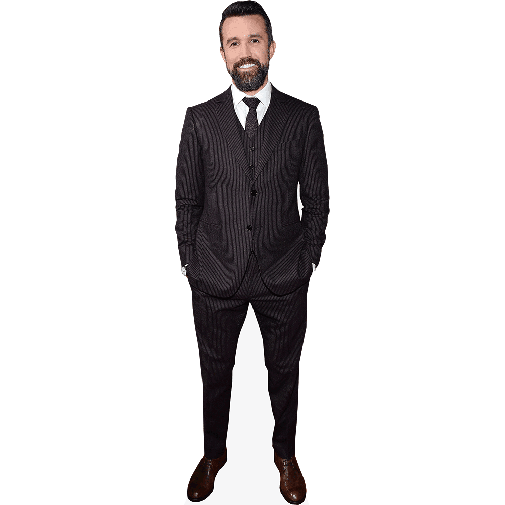 Rob McElhenney (Suit) Lifesize Cardboard Cutout Standee - Walmart.com