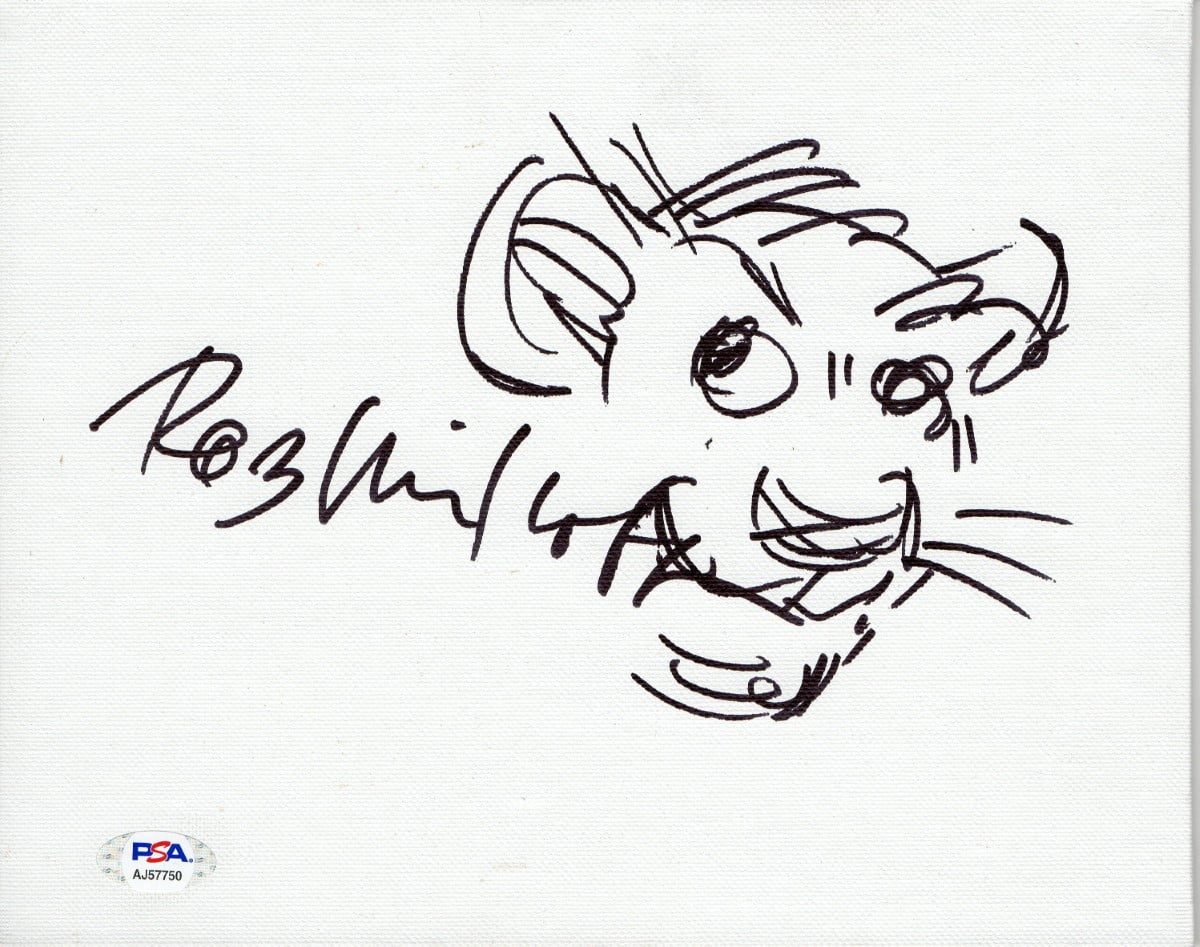 Rob Minkoff Signed Autographed 8X10 Canvas Drawing The Lion King PSA ...