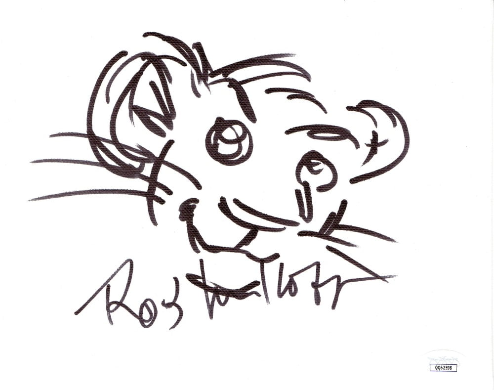 Rob Minkoff Signed Autographed 8X10 Canvas Sketch The Lion King JSA ...