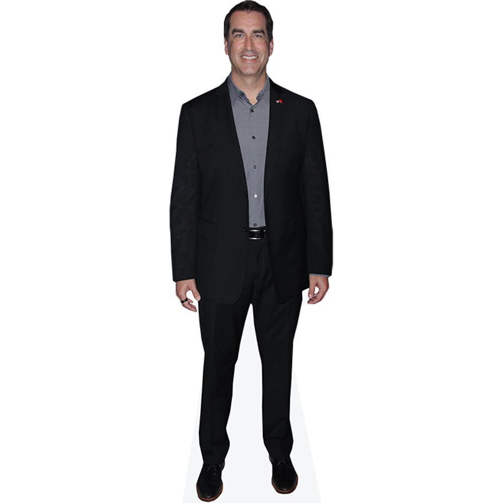 Rob Riggle (Black Outfit) Mini Cardboard Cutout Standee - Walmart.com