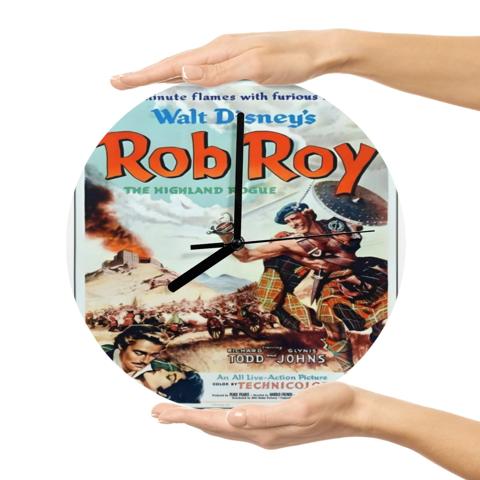 Rob Roy: The Highland Rogue MDF Wall Clock（11.6"） - Walmart.com