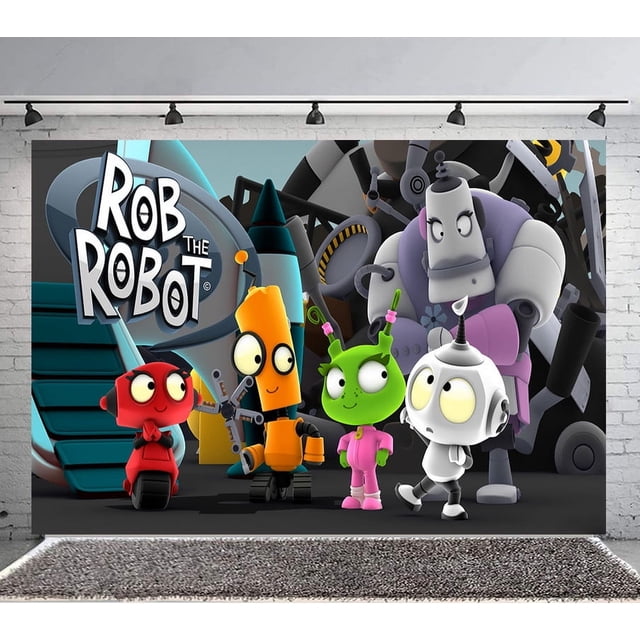 Rob The Robot Backdrop Banner Party Supplies Poster Movie Theme ...