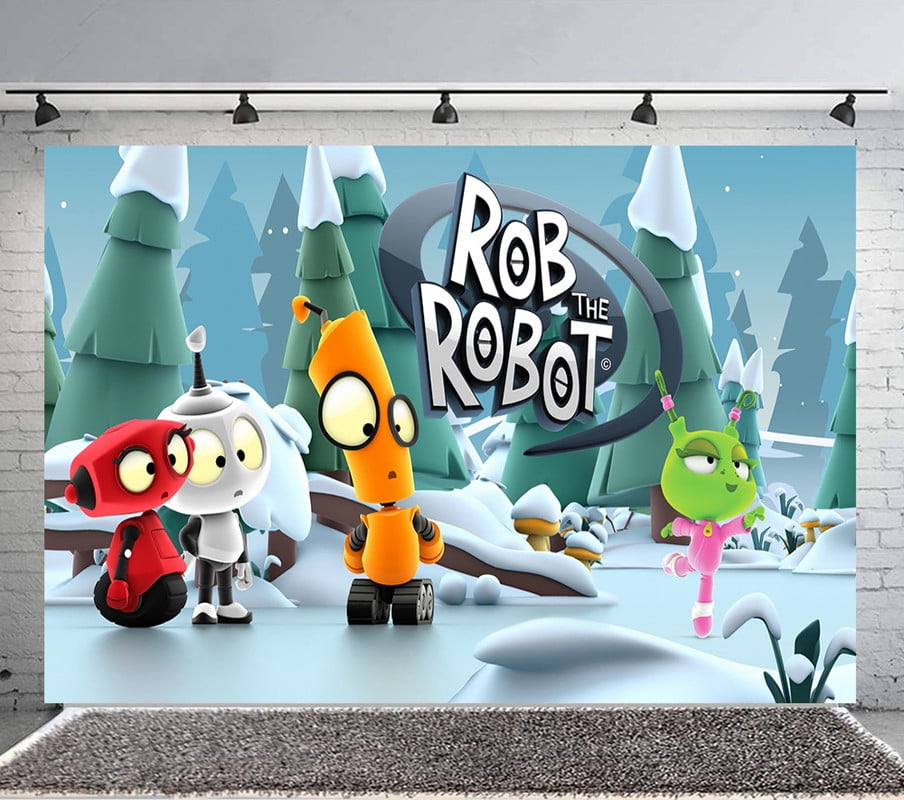 Rob The Robot Backdrop Banner Party Supplies Poster Movie Theme ...