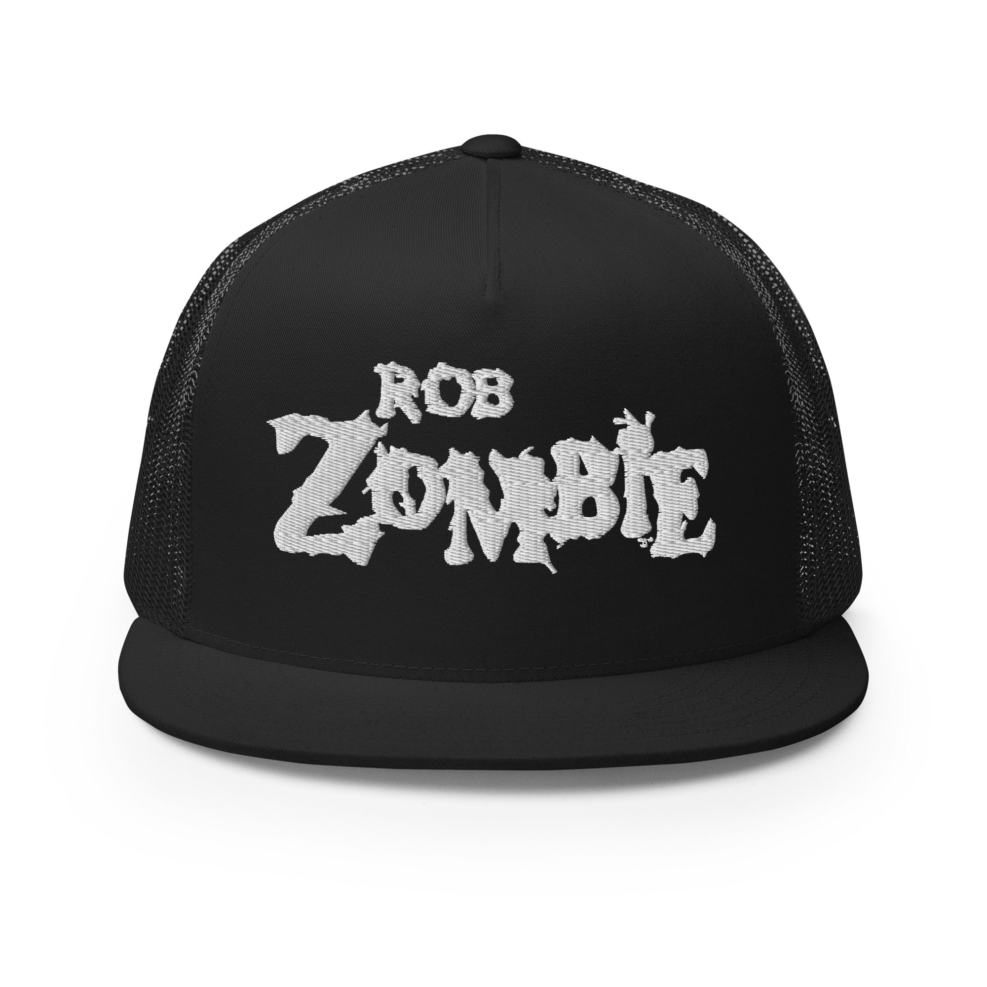 Rob Zombie - Logo Flat Brim Trucker Hat - Walmart.com