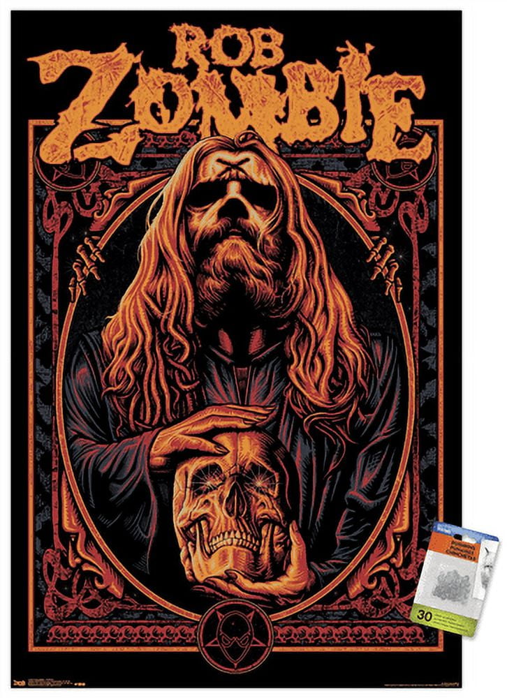 Rob Zombie - Warlock Wall Poster with Push Pins, 22.375" x 34 ...