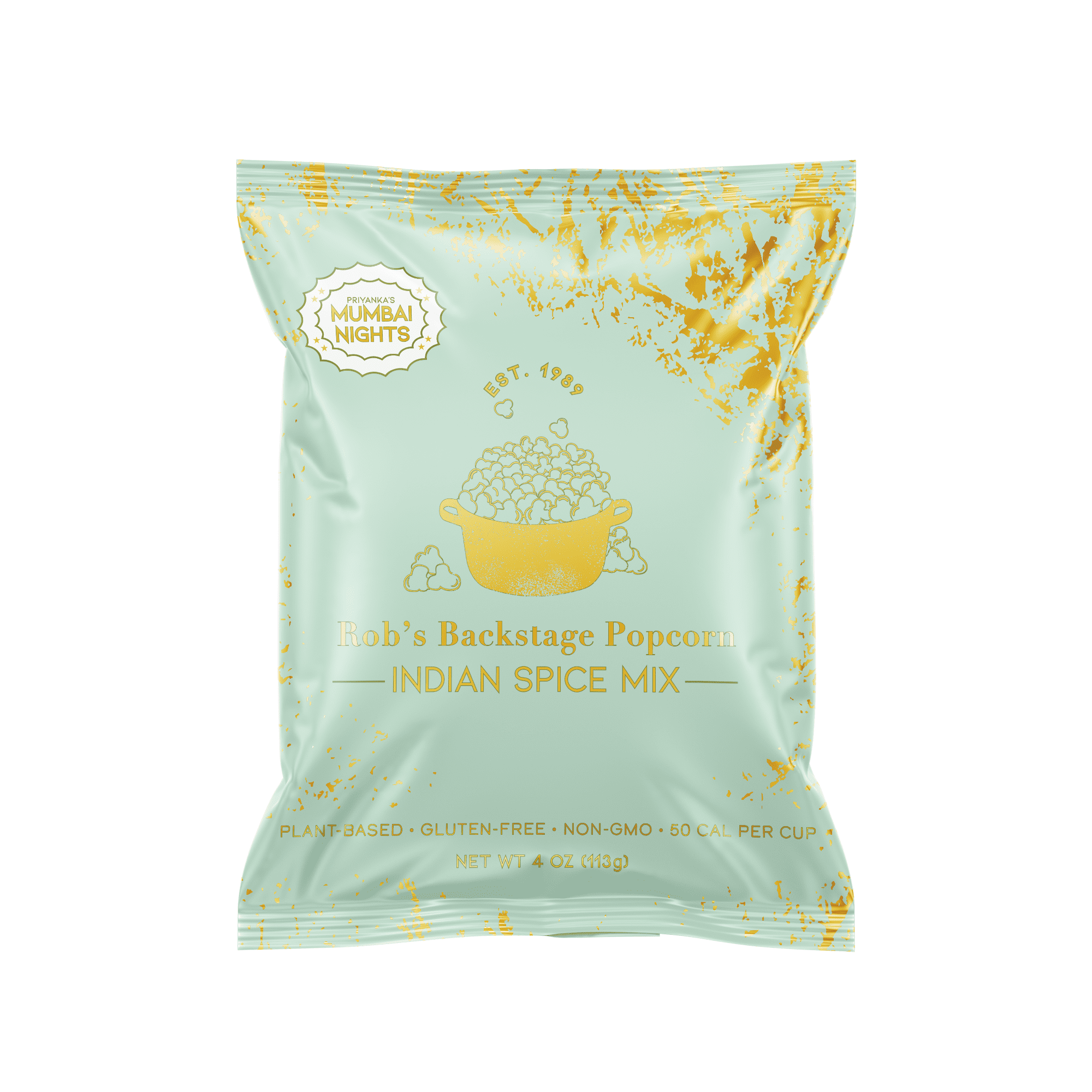 Rob's Backstage Popcorn Gluten Free, Mumbai Nights Indian Spice Mix, 4 ...