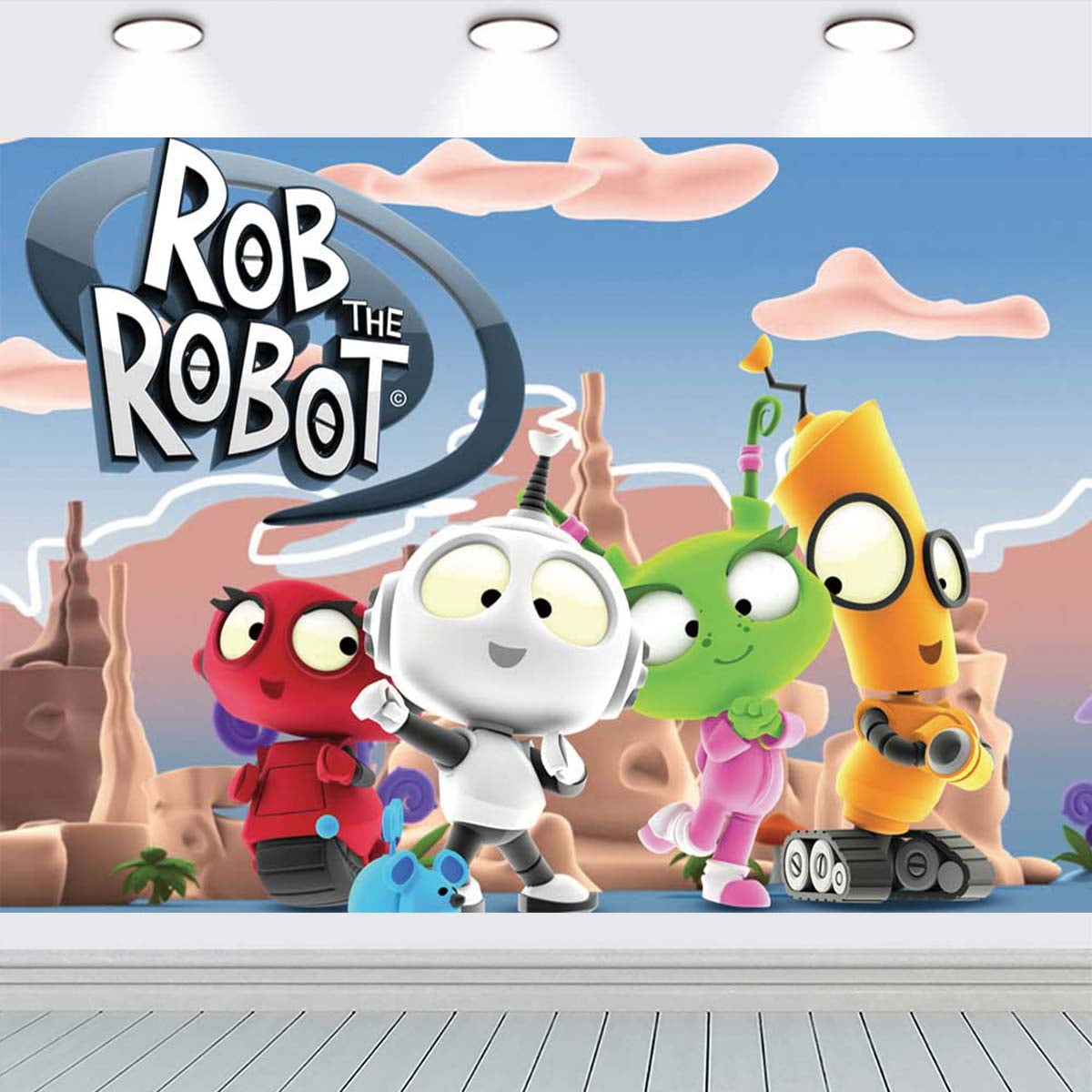 Rob the Robot Taspestry Poster Banner Backdrop Background Wall Decor ...