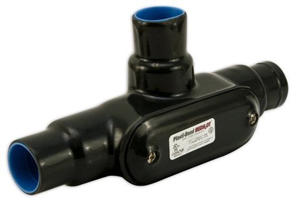 RobRoy PRT37 Plasti-Bond PVC Coated Conduit Body, Type-T, Form-7, 1 ...