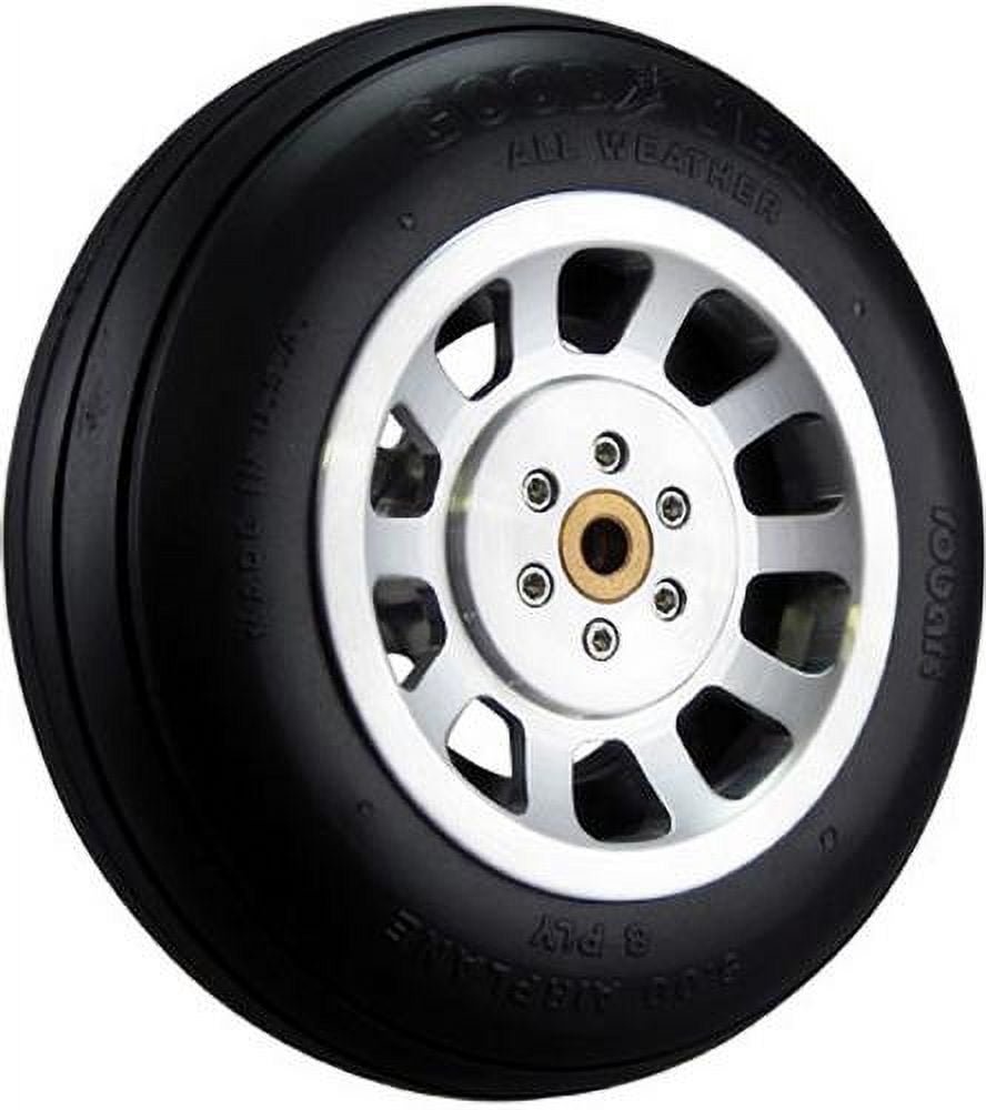 Robart Manufacturing P-51D Aluminum Wheel 5" 1 ROB13850SP51 Wheels Gear ...