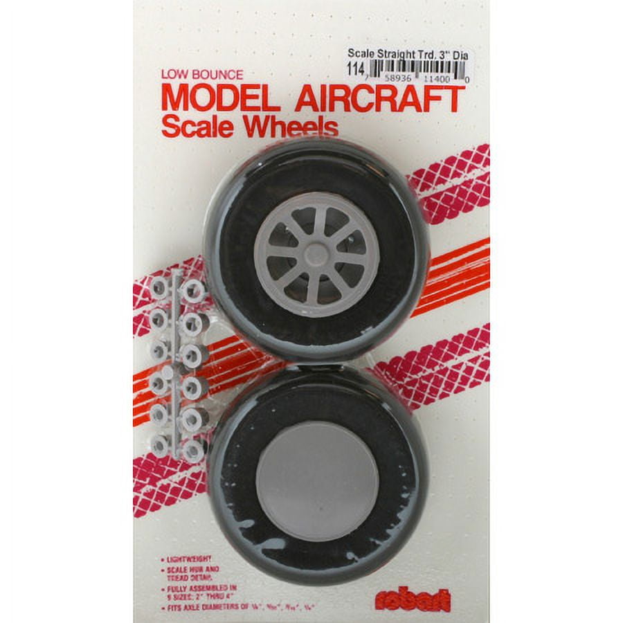 Robart Manufacturing U-300 Scale Wheels3 ROB114 Wheels Gear Retracts ...