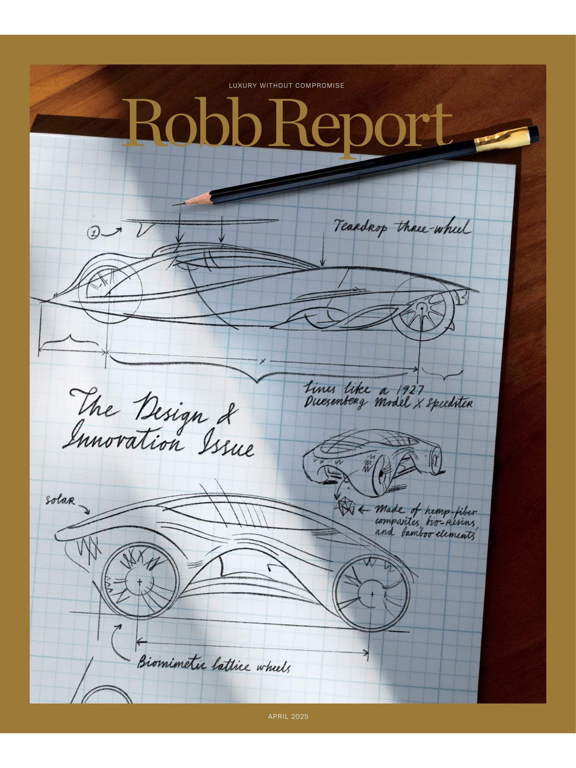 Robb Report - The Design Innovation Issue April 2025: Future Of Electric Vehicles, Arsha Kaviani ...