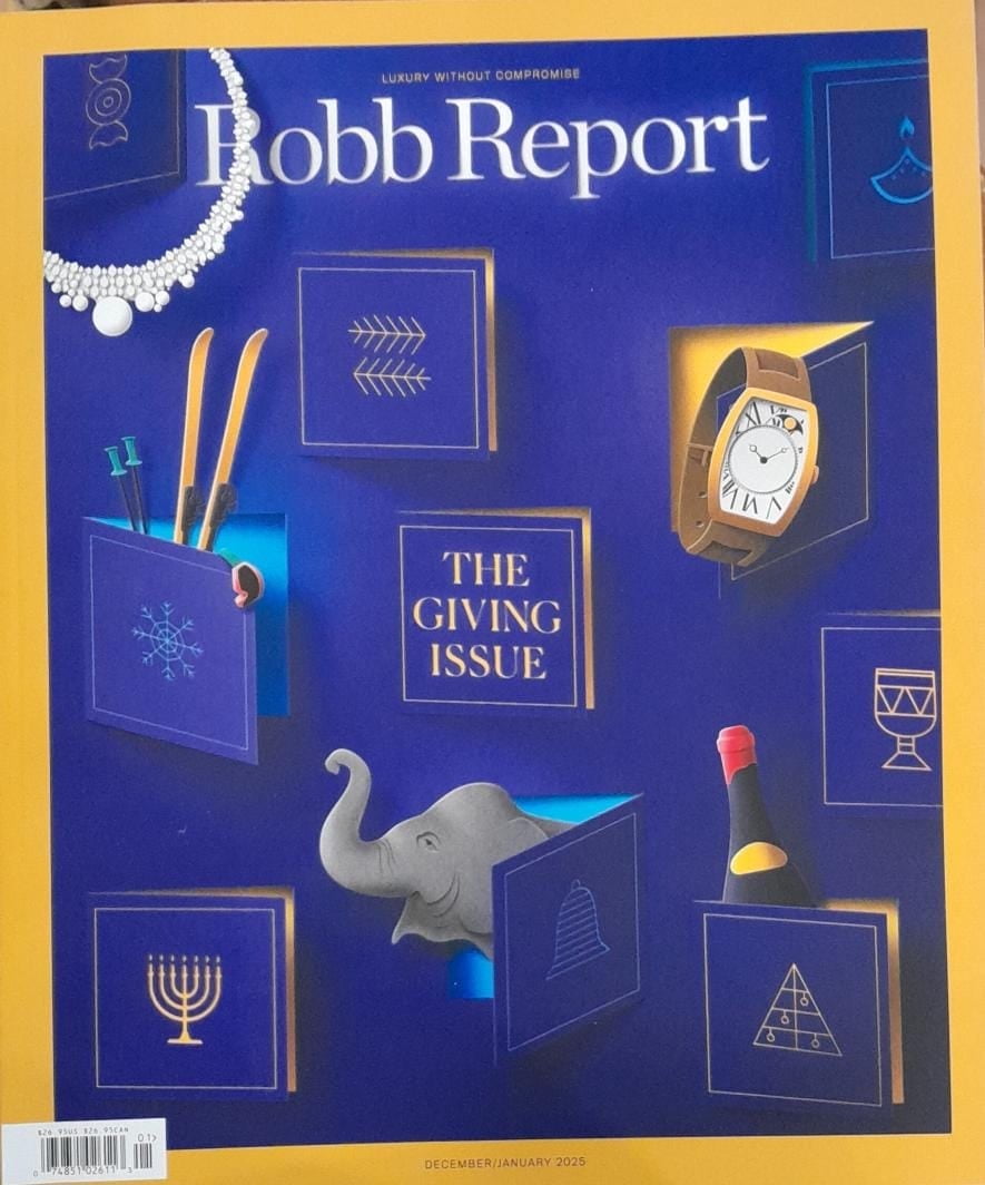Robb Report Magazine December 2024 January 2025 - Walmart.com