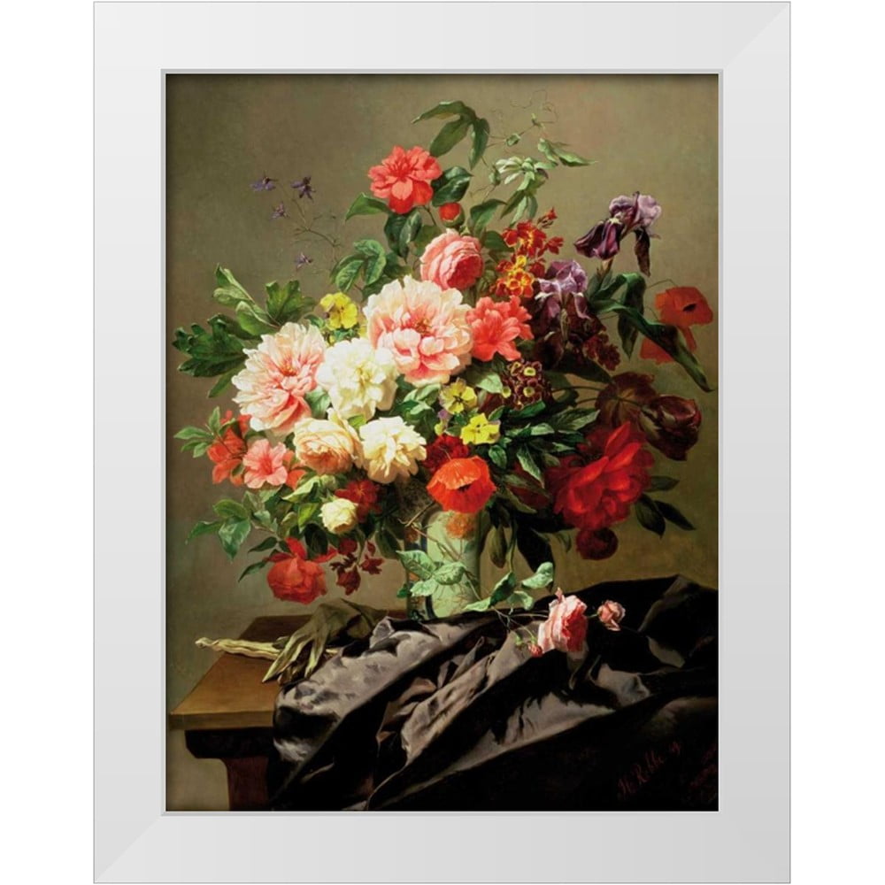 Robbe, Henri 15x18 White Modern Wood Framed Museum Art Print Titled ...