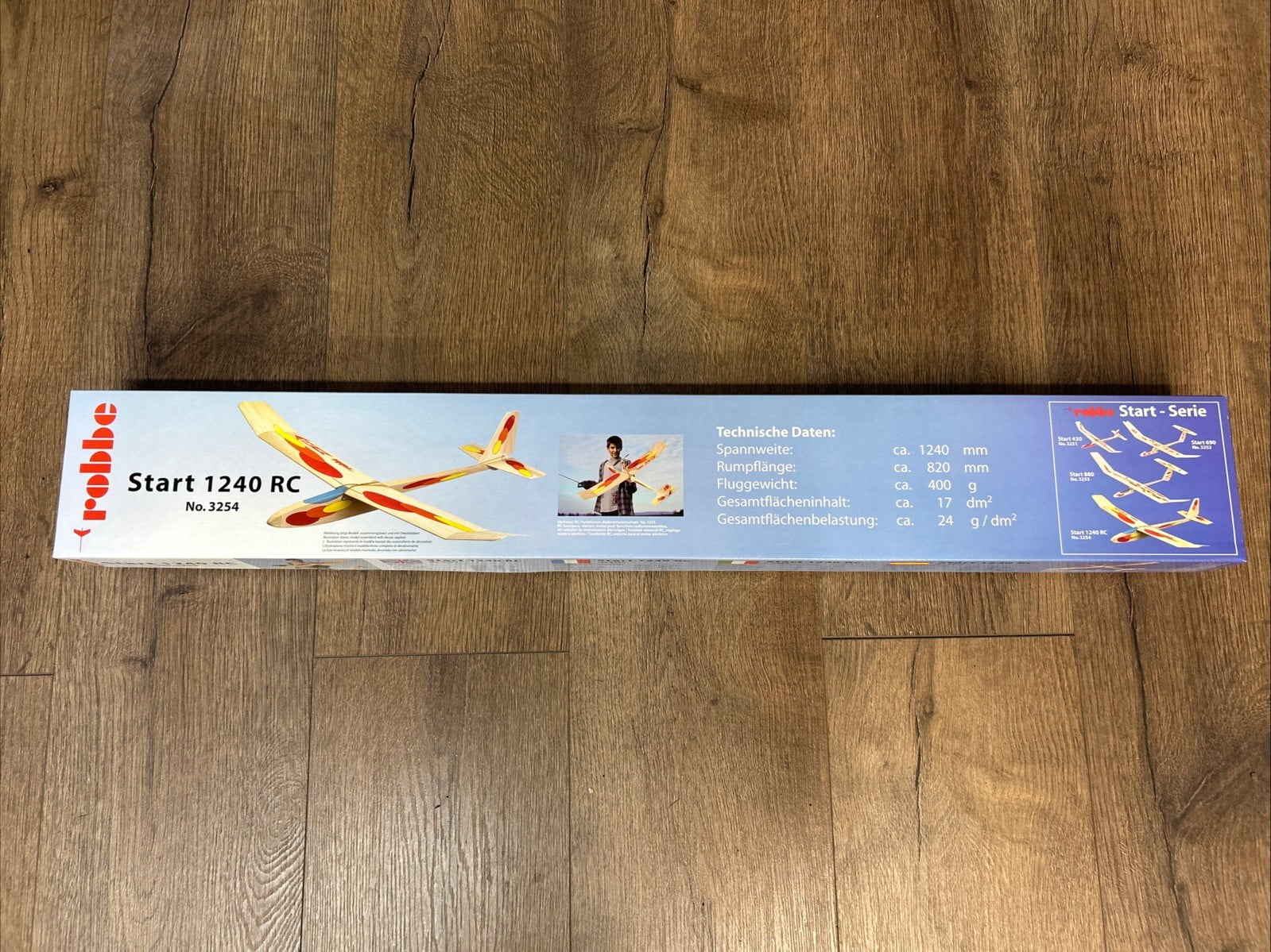 Robbe Start 1240 RC No. 3254 48 Inch 1240 MM Wing Span NOS Airplane Kit ...