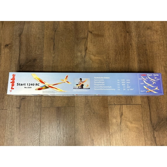 Robbe Start 1240 RC No. 3254 48 Inch 1240 MM Wing Span NOS Airplane Kit ...