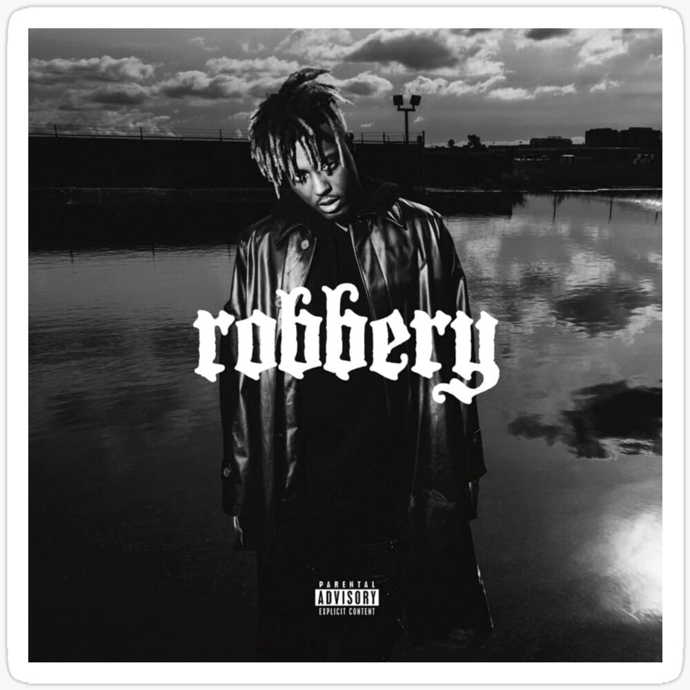 Robbery - Juice Wrld Sticker Phone Decal Water Bottle Stickers Car ...