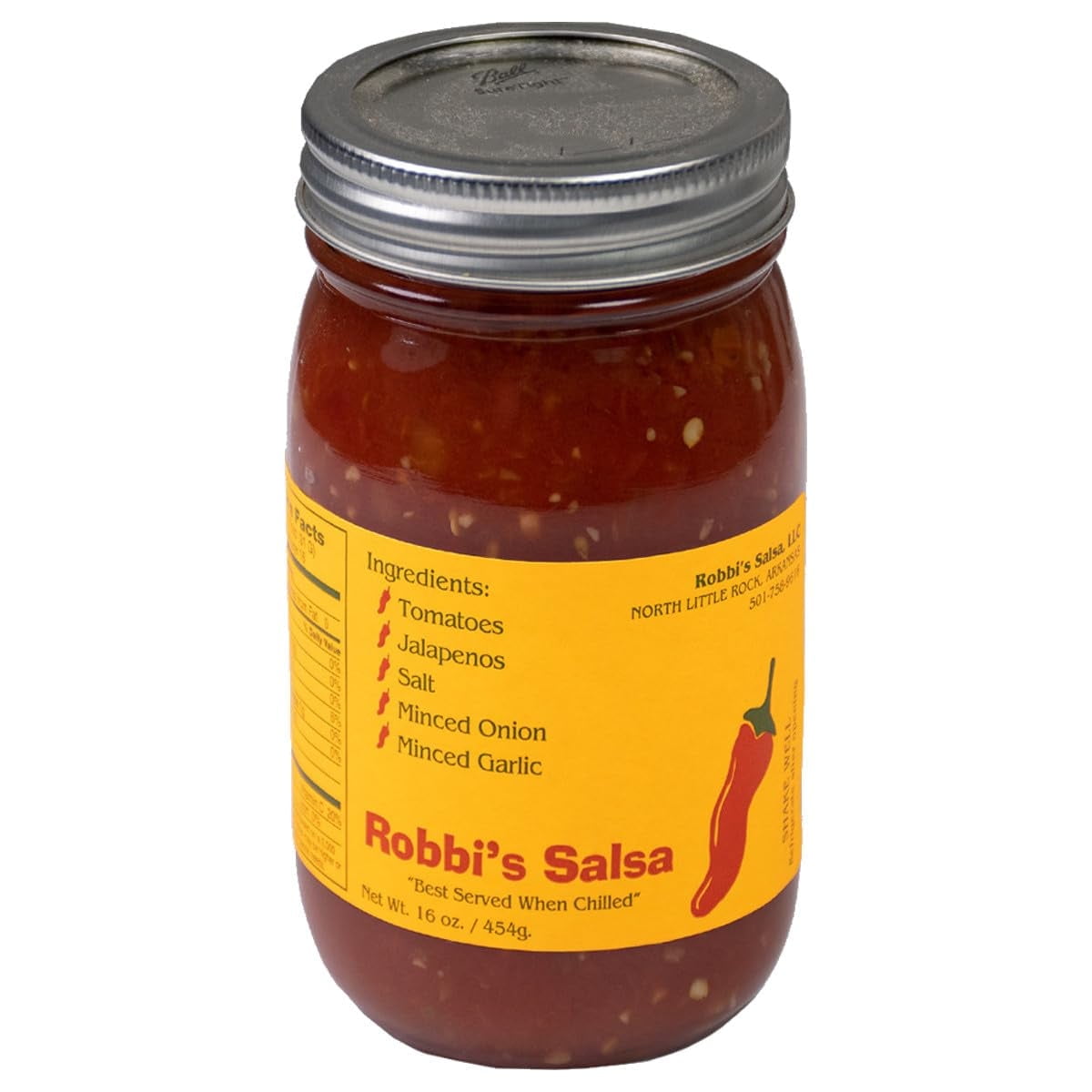 Robbi's Salsa Original - Authentic Arkansas Flavor, Homemade Taste with ...