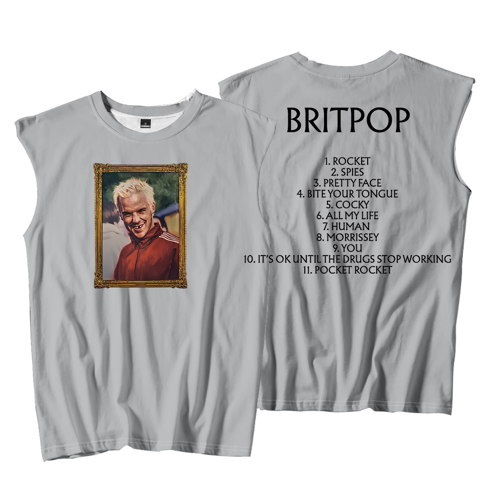 Robbie Williams Britpop Album Tracklist Tank Tops Unisex Sleeveless ...