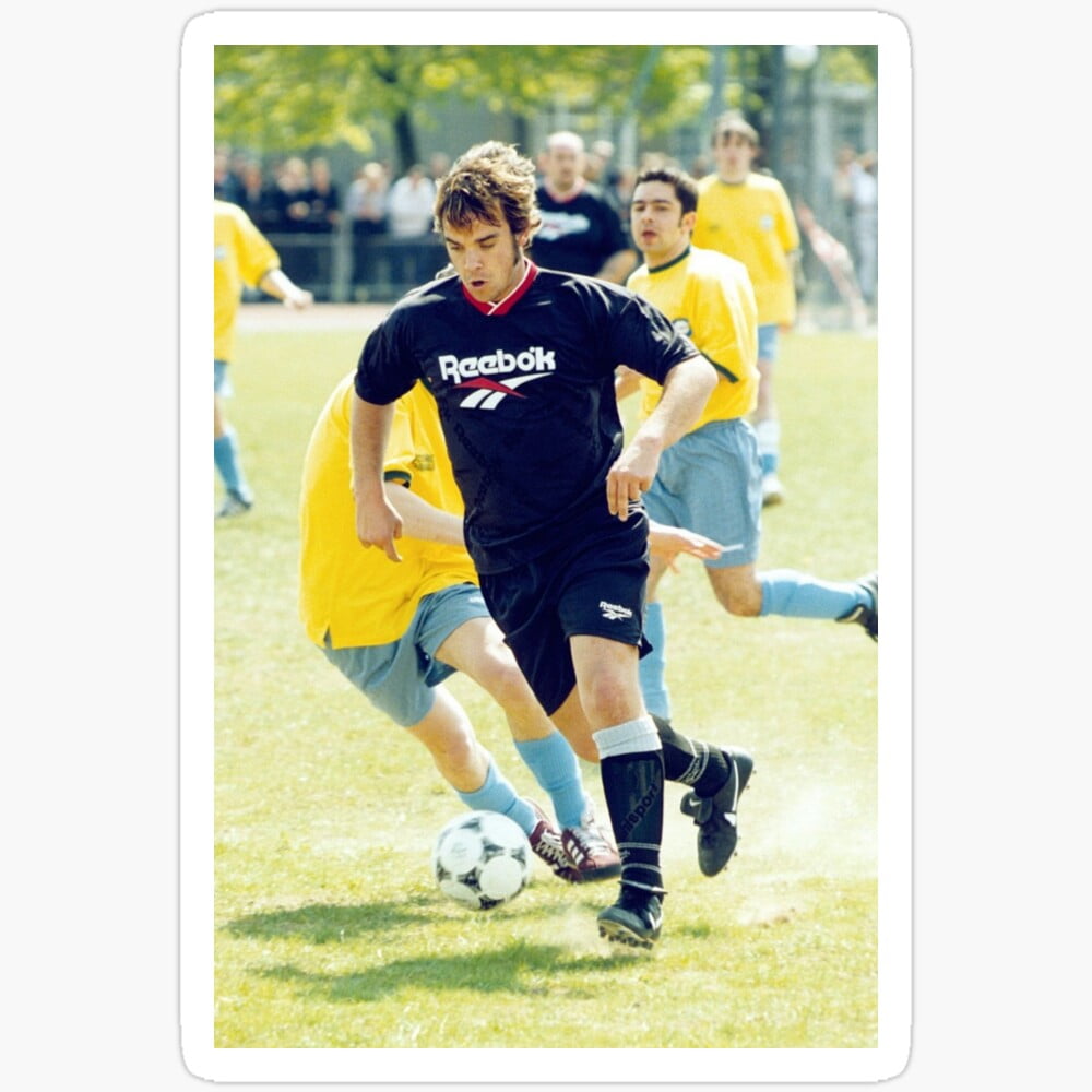 Robbie Williams Football Sticker Phone Decal Water Bottle Stickers Car ...