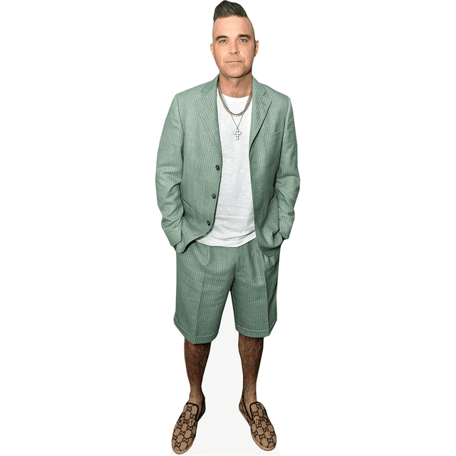 Robbie Williams (Shorts) Mini Cardboard Cutout Standee - Walmart.com