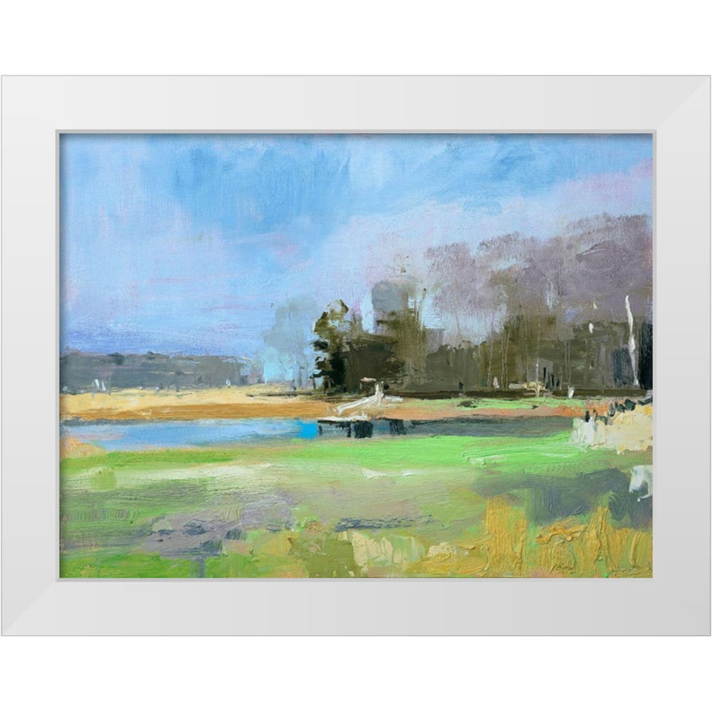 Robbins, Kathleen 14x12 White Modern Wood Framed Museum Art Print ...