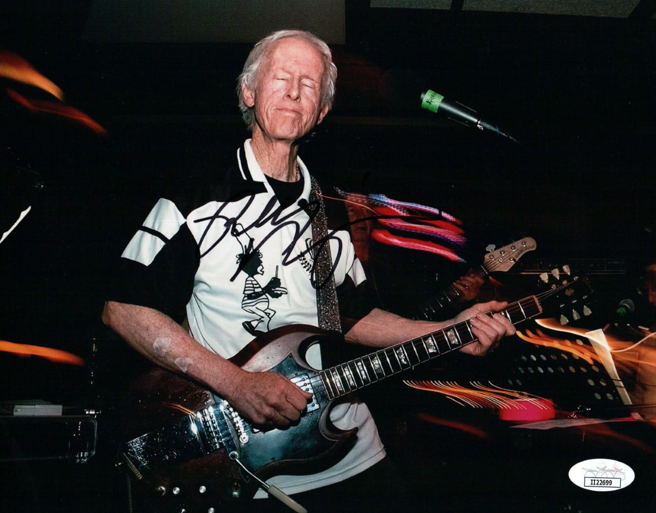 Robby Krieger Signed Autographed 8X10 Photo The Doors on Stage JSA ...