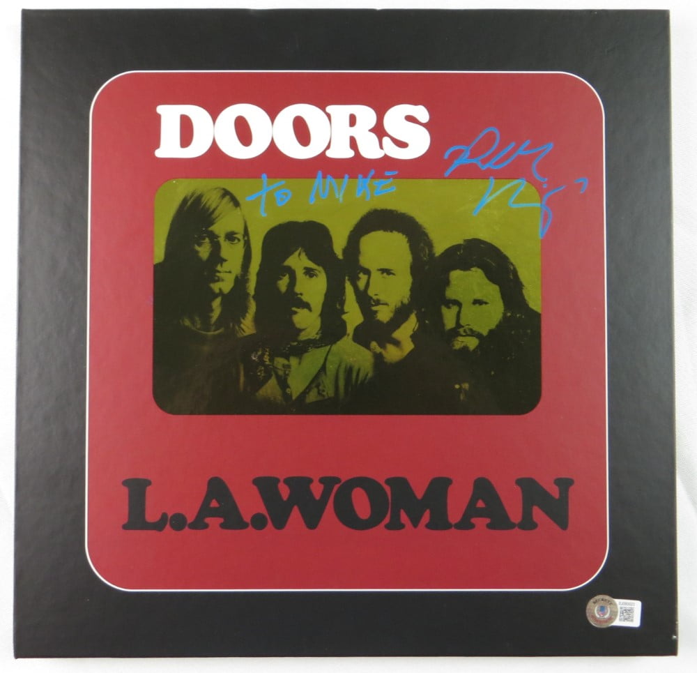Robby Krieger Signed Autographed Record CD Book The Doors LA Woman BAS ...