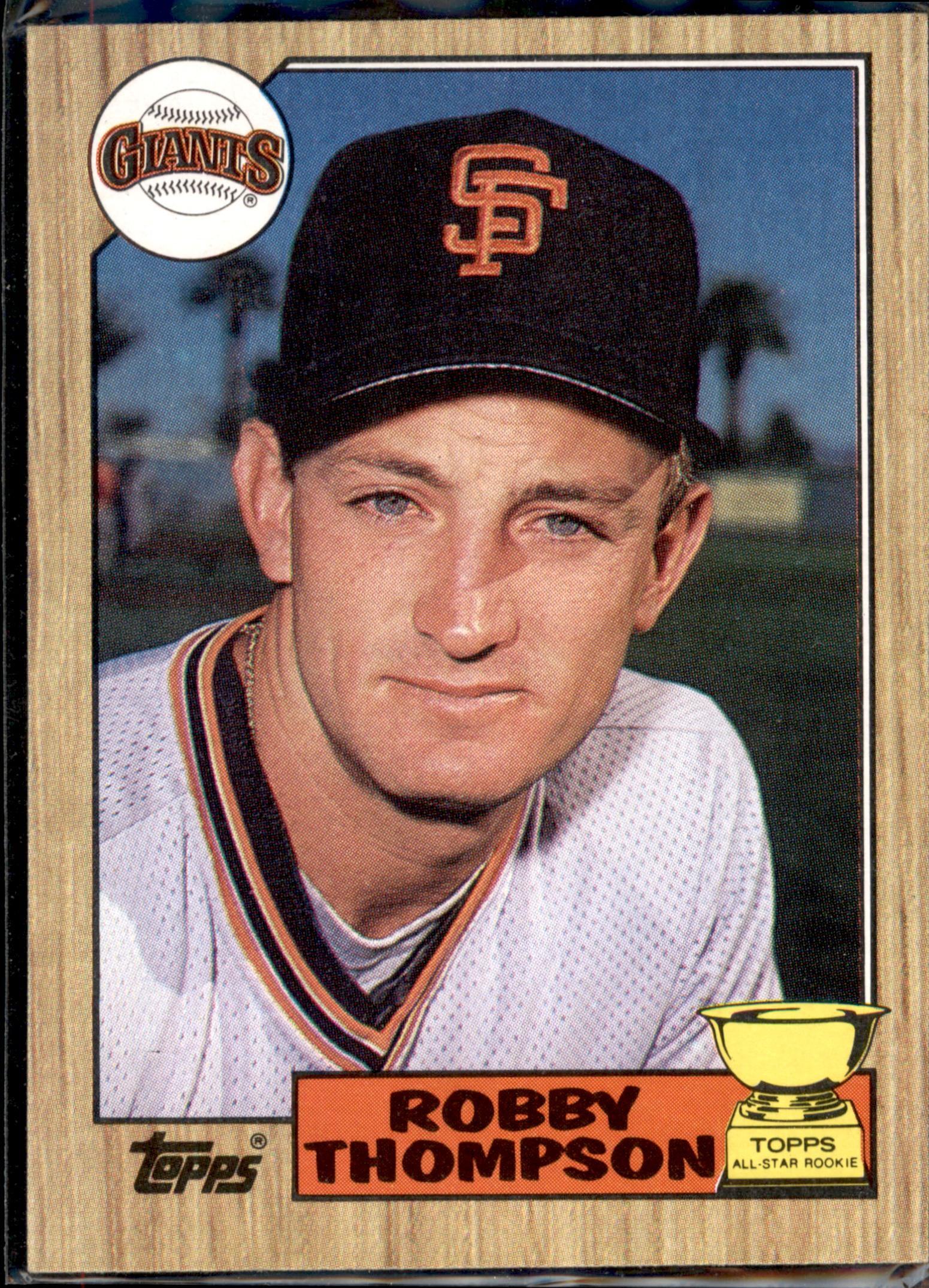 Robby Thompson #658 1987 Topps - Walmart.com