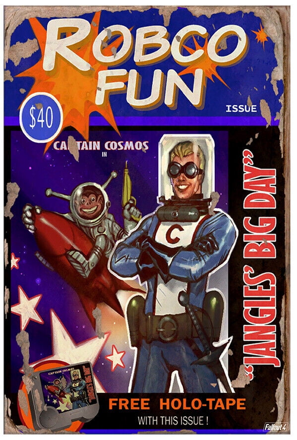 Robco Fun - Jangles Big Day - Fallout 4 Poster (11x17Inches(Black ...
