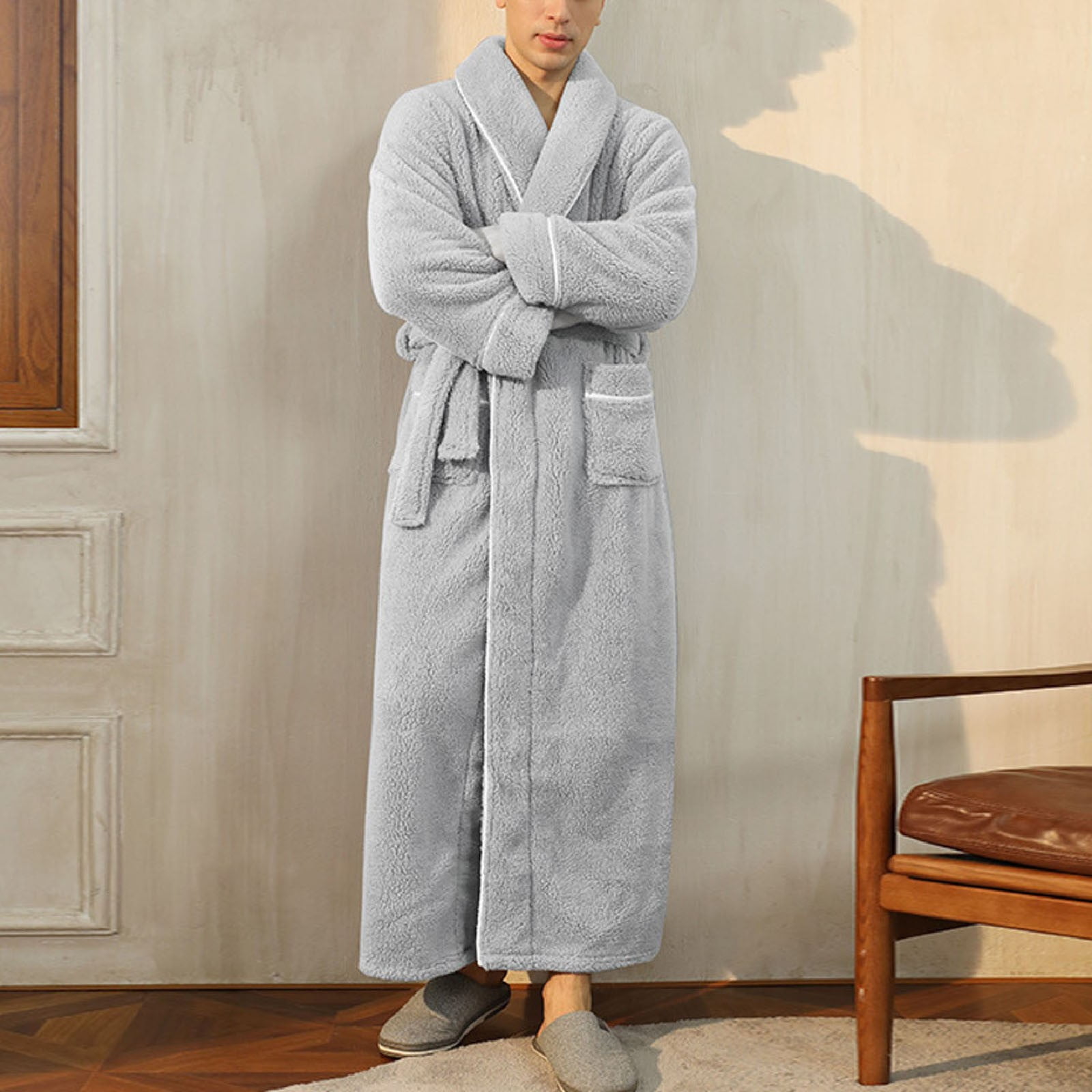 Robe For Men Mens Robes Lightweight Waffle Robe Lightweight Summer ...