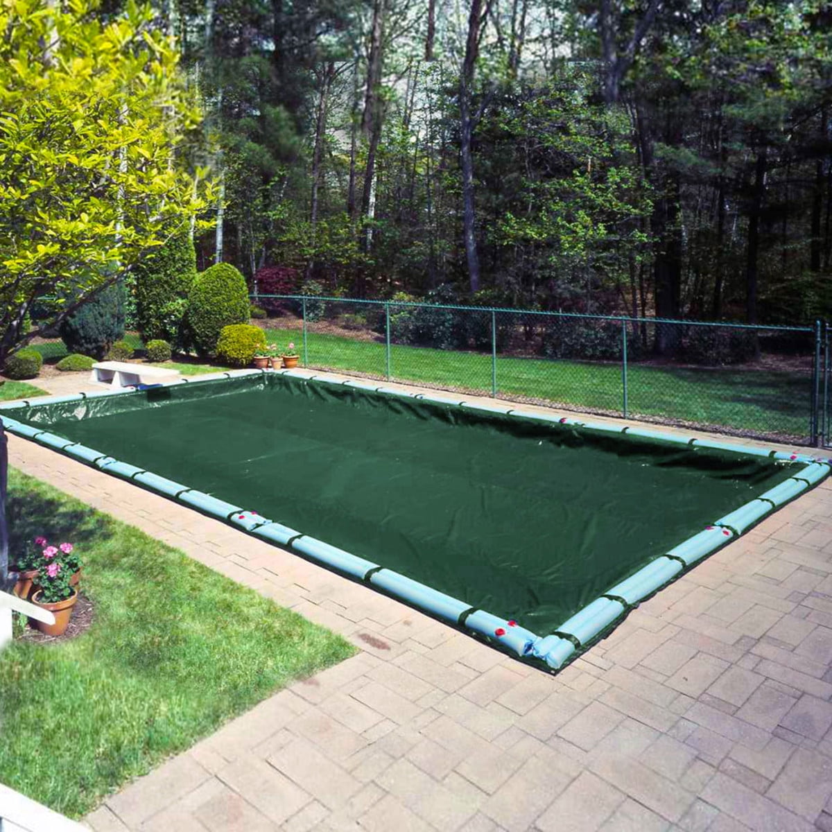 Robelle 10-Year Dura-Guard Rectangular Winter Pool Cover, 14 x 28 ft ... Robelle 10-Year Dura-Guard Rectangular Winter Pool Cover, 14 x 28 ft ...