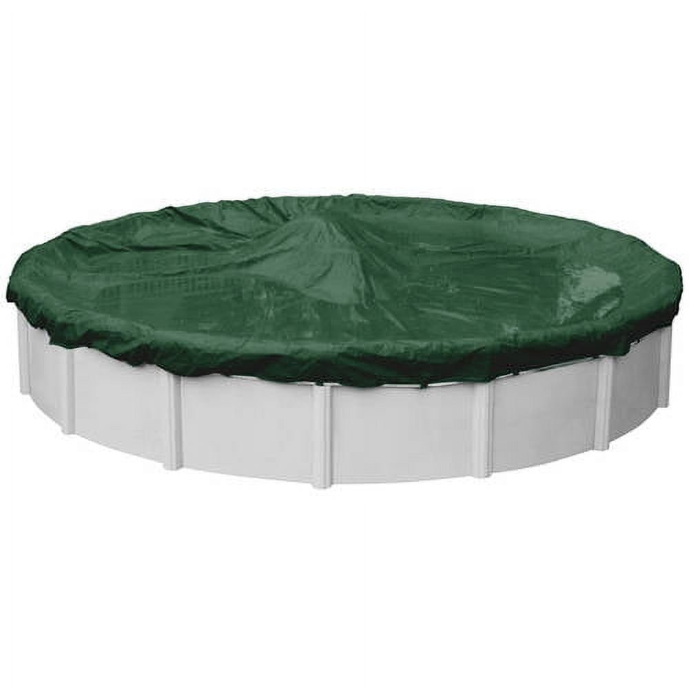 Robelle 10-Year Dura-Guard Round Winter Pool Cover, 24 ft. Pool ...