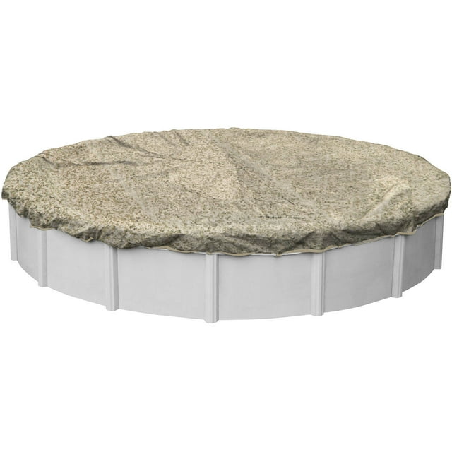Robelle Camouflage Winter Swimming Pool Cover for Round Above-Ground ...