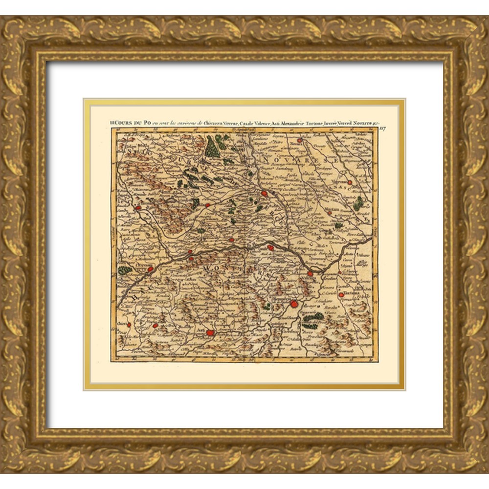 Robert 28x26 Gold Ornate Wood Framed with Double Matting Museum Art ...