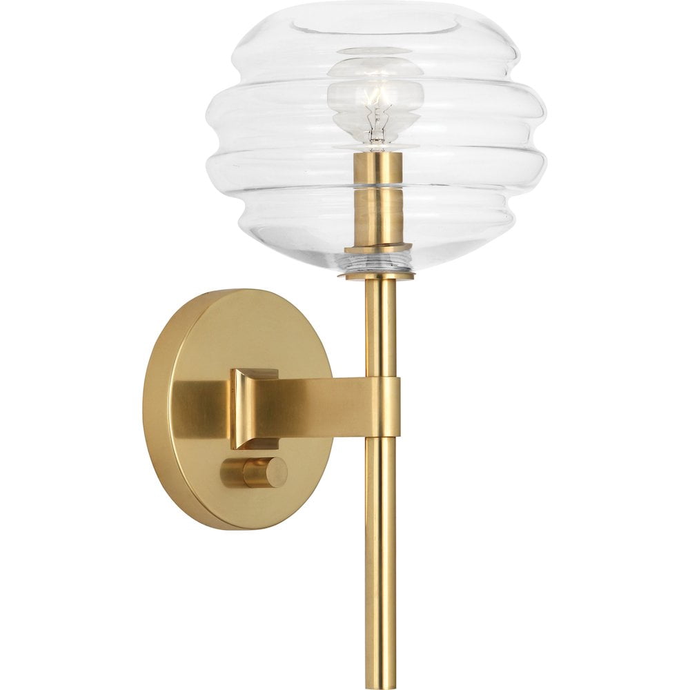 Robert Abbey Horizon Wall Sconce in Modern Brass Color - Walmart.com