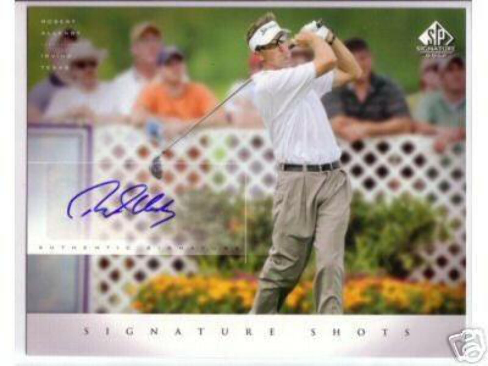 Robert Allenby certified signed 2004 Upper Deck SP Signature golf 8x10 ...