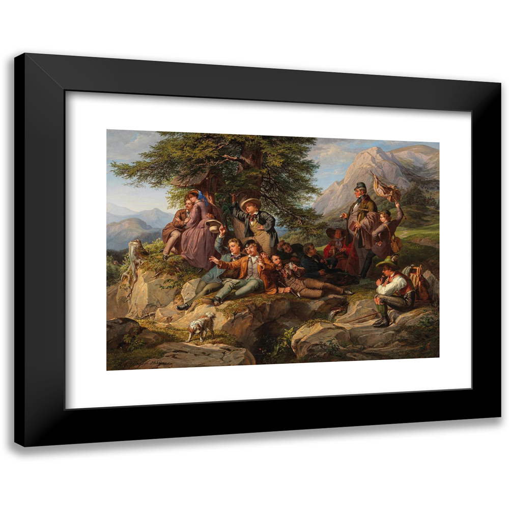 Robert Beyer 14x11 Black Modern Framed Museum Art Print Titled ...