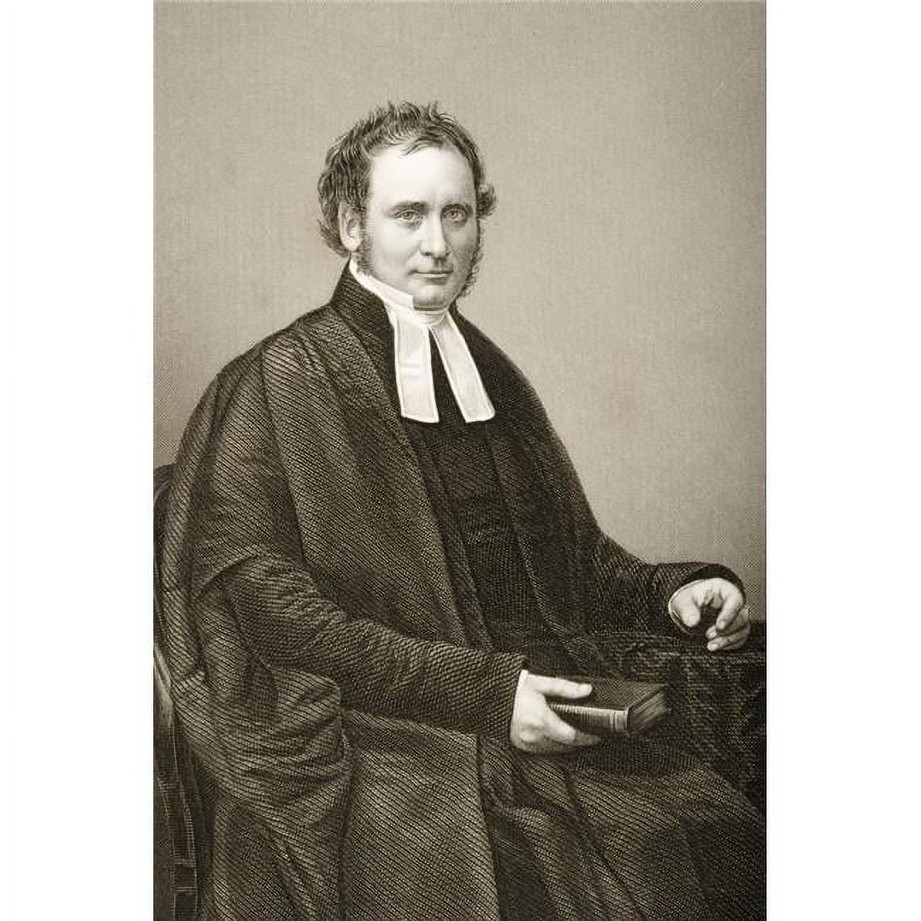 Robert Bickersteth 1816-1884. English Lord Bishop of Ripon. Engraved by ...